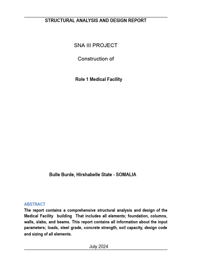 Building Structural Calculations Report | PDF | Structural Analysis ...