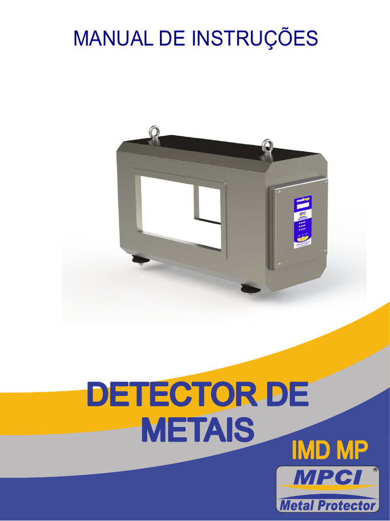 Manual Detector Imd Novo - CDR | PDF | Detector de metal | Fonte de energia