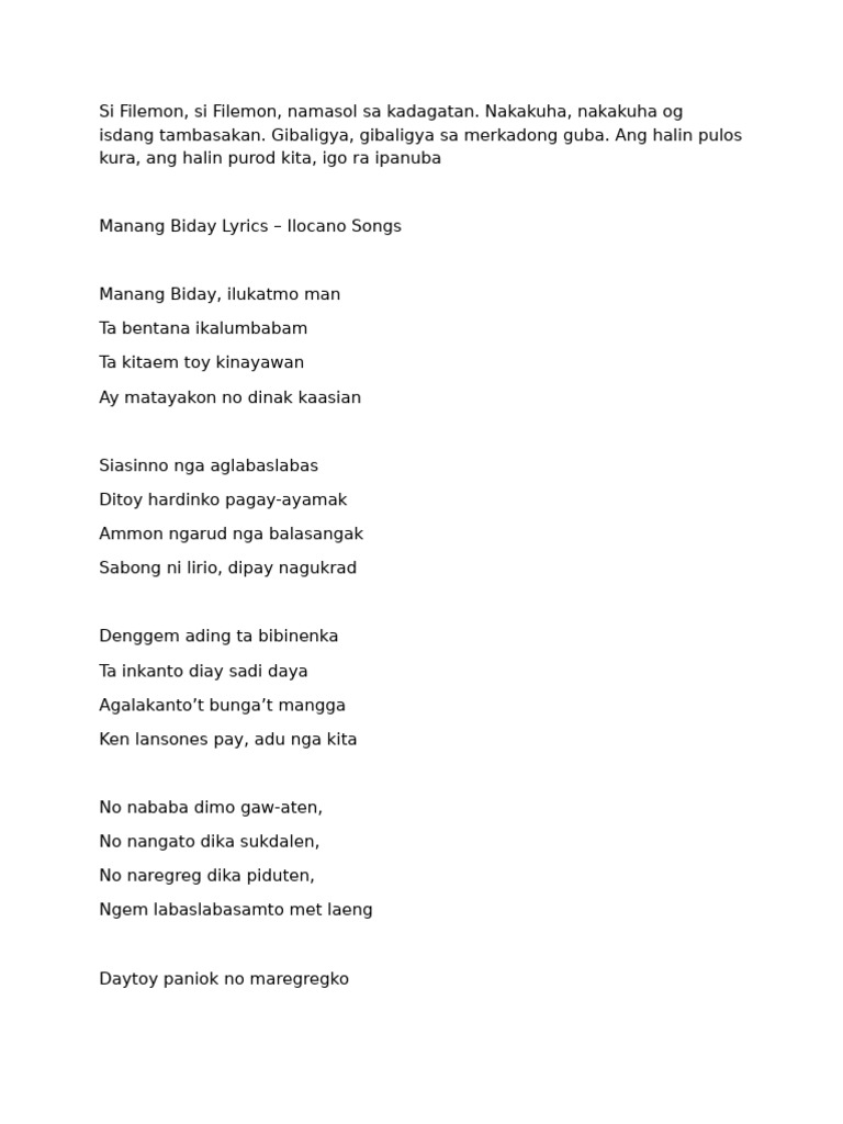 Awiting Bayan | PDF