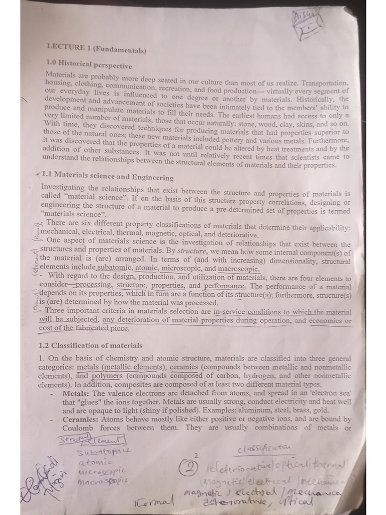 Material Science 1 Compilation | PDF