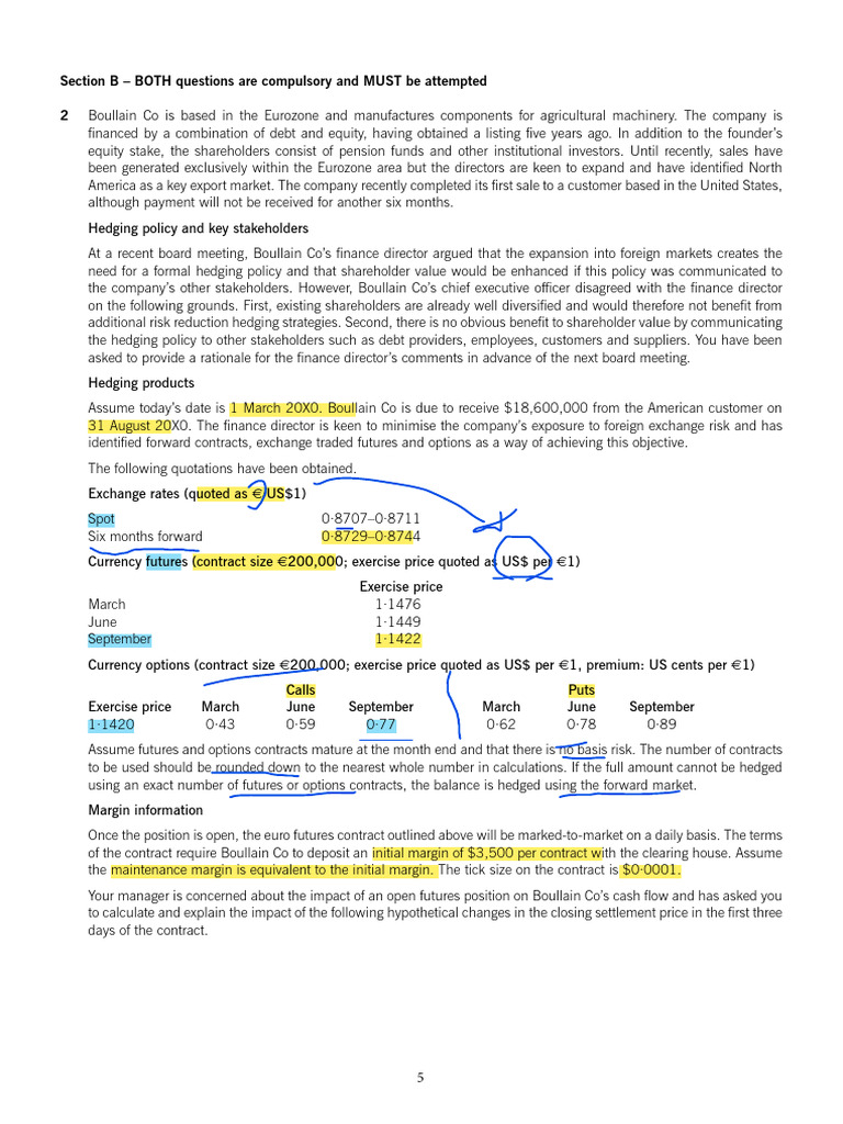 Boullain Co AFM | PDF | Futures Contract | Hedge (Finance)