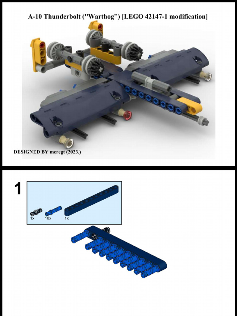 A-10 Thunderbolt Warthog 42147-1 (1) | PDF