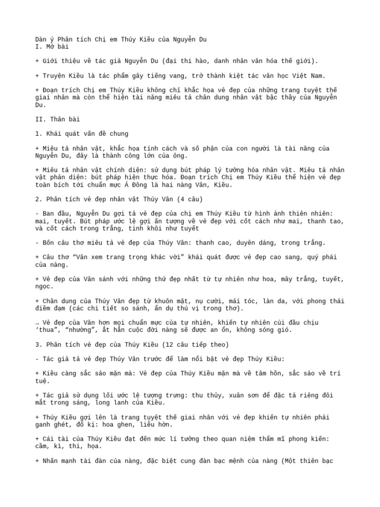 Chi em Thuy Kieu | PDF