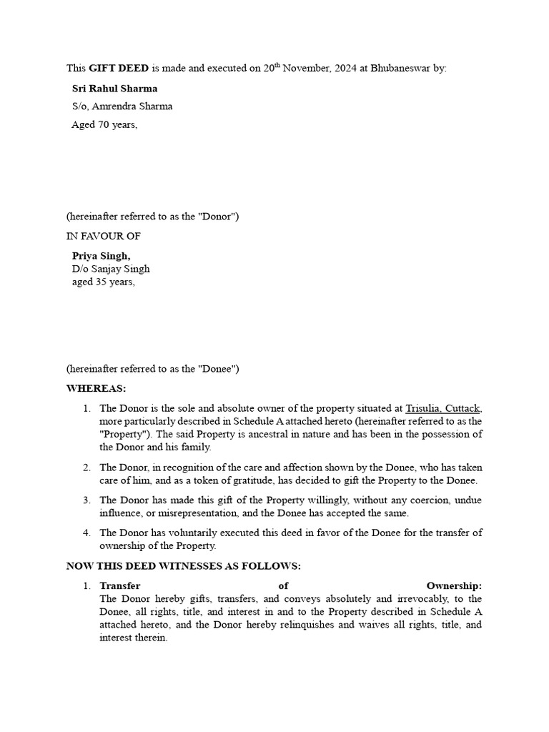 26 - Sambit Panda - 2183106 | PDF | Deed | Property