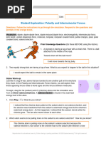 Polarity and Intermolecular Forces Guide | PDF | Chemical Polarity ...