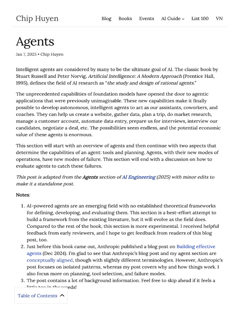 Agents - Overview, Tools, Addressing Failure and Eval | PDF