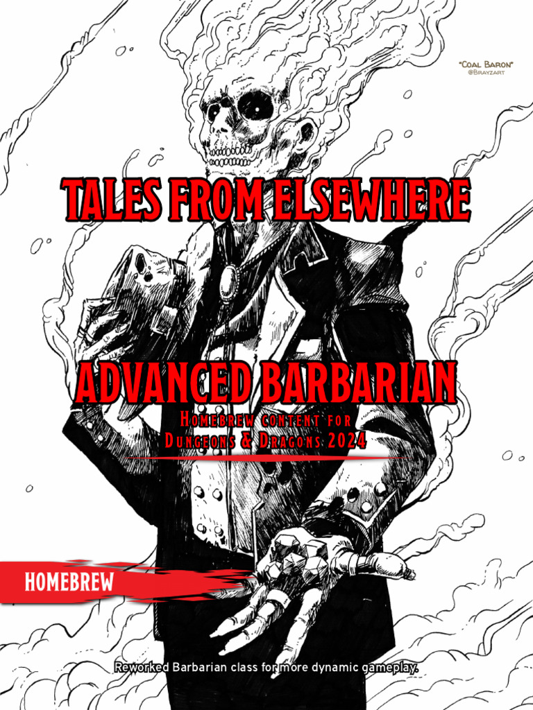 Advanced Barbarian Rework 2024 | PDF | D20 System | Dungeons & Dragons