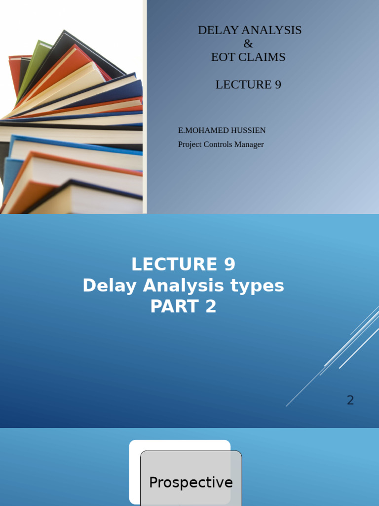 CLAIMS - EOT - Lecture9 | PDF