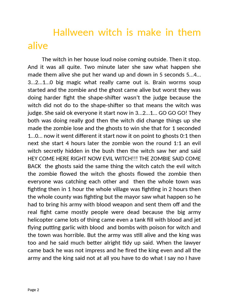 Halloween Ghost Vs Zombie | PDF