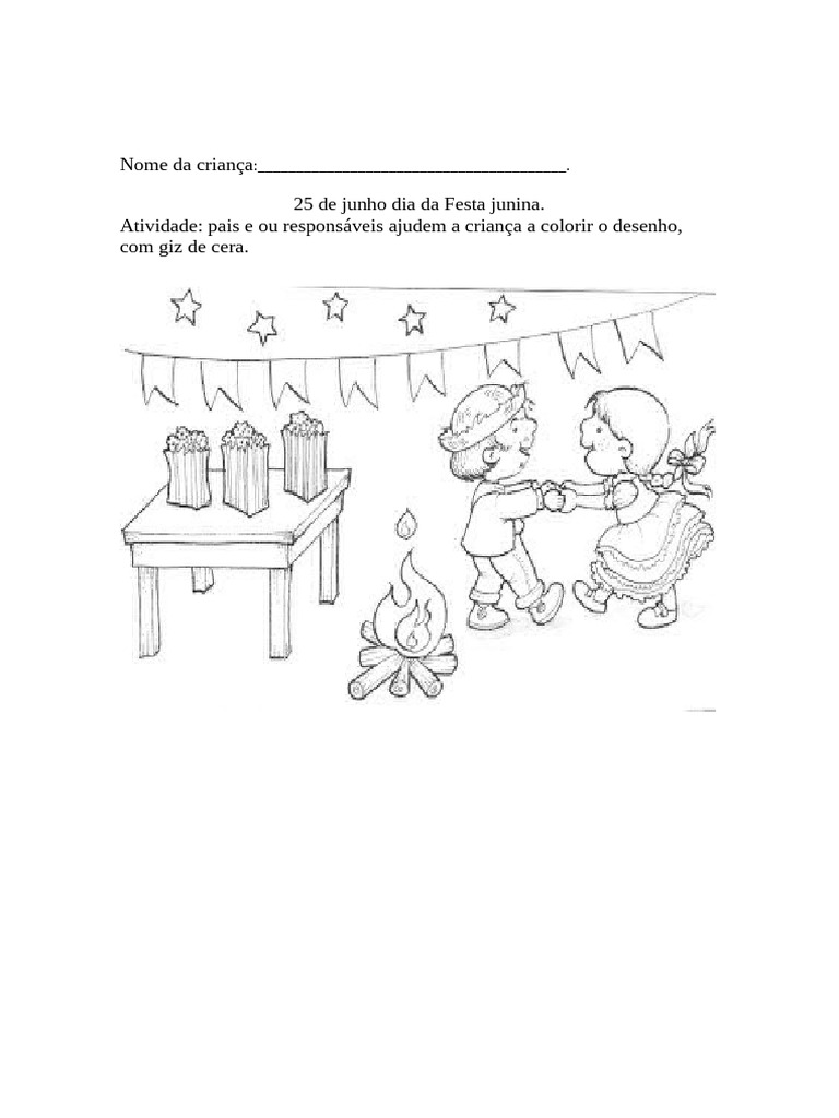 maternal ativ. festa junina 25-06-21 | PDF