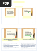5-Minute Speech Outline Guide | PDF