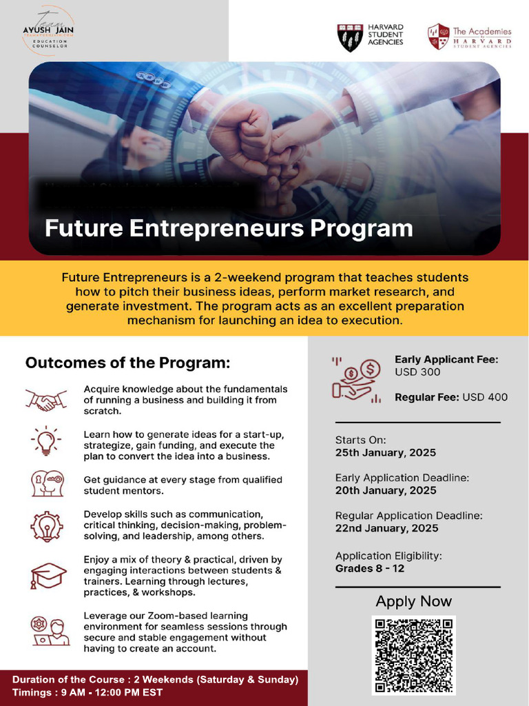 Future Entrepreneurs Program | PDF