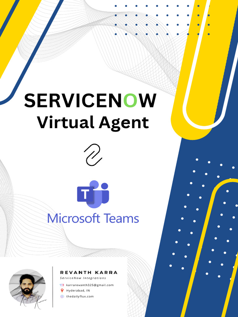 ServiceNow Virtual Agent Integration With Microsoft Teams 1724600798 | PDF | Cloud Computing ...