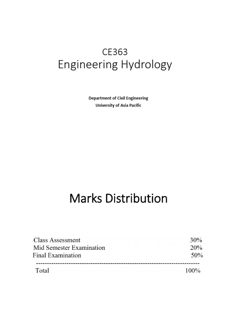 Engineering Hydrology | PDF | Hydrology | Drainage Basin