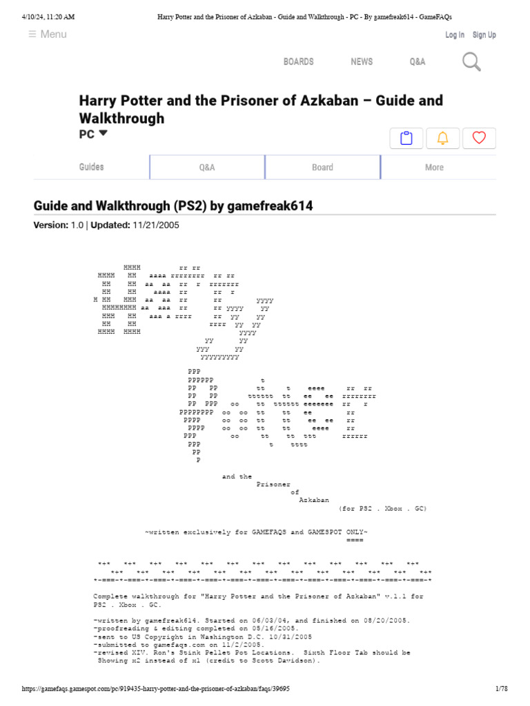 Harry Potter and the Prisoner of Azkaban PS2 | PDF | Harry Potter | Mythography