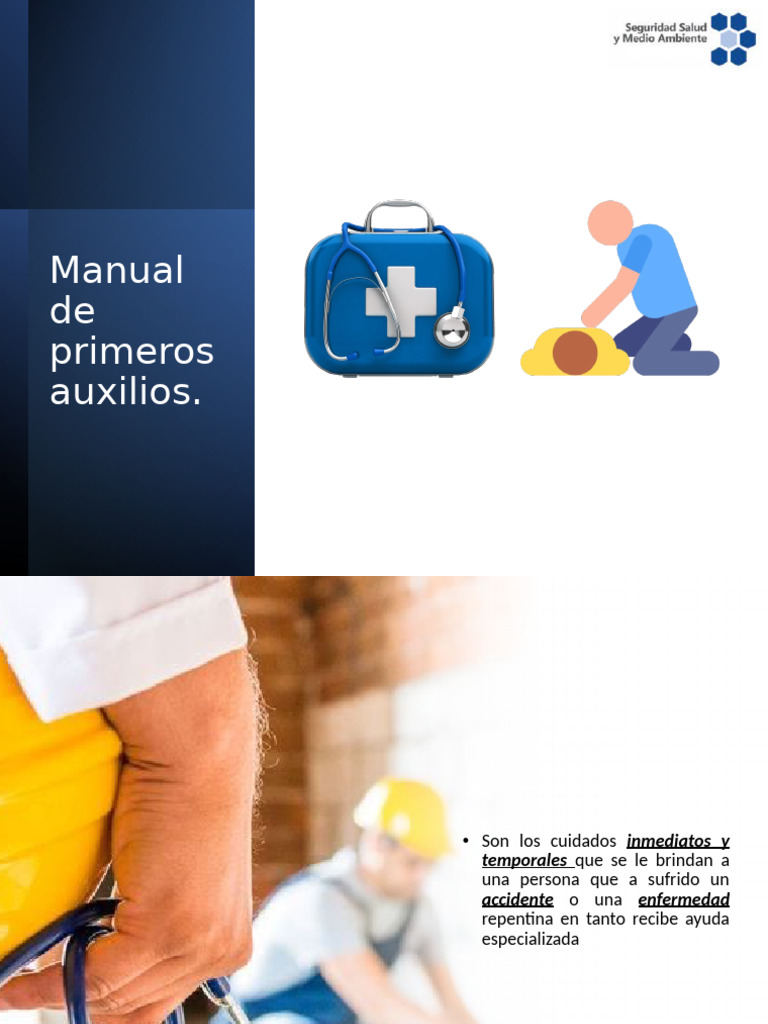 Manual de Primeros Auxilios 1 | PDF | Reanimación cardiopulmonar | Quemar