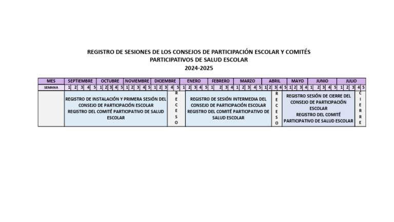 Calendario de Repase 2024-2025 | PDF