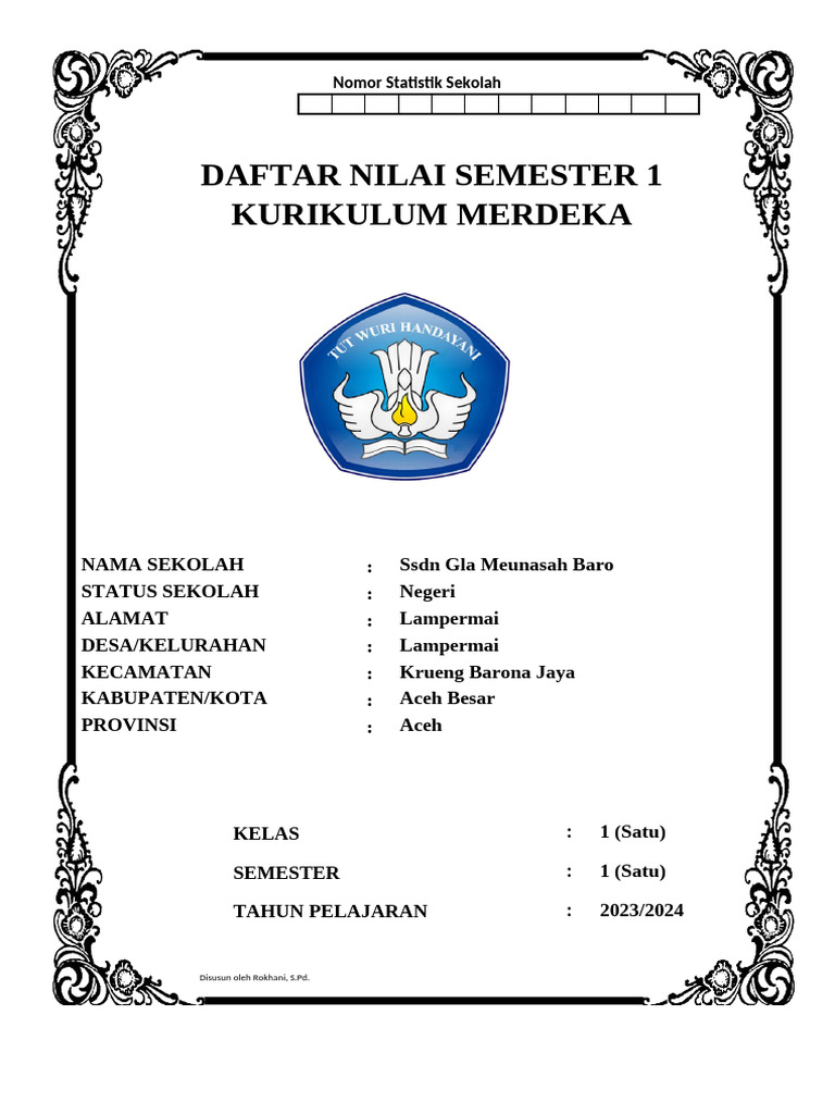 DAFTAR NILAI PPKN | PDF