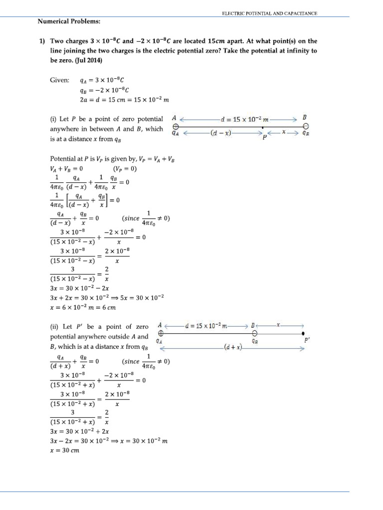 II PUC Numericals 2023 | PDF