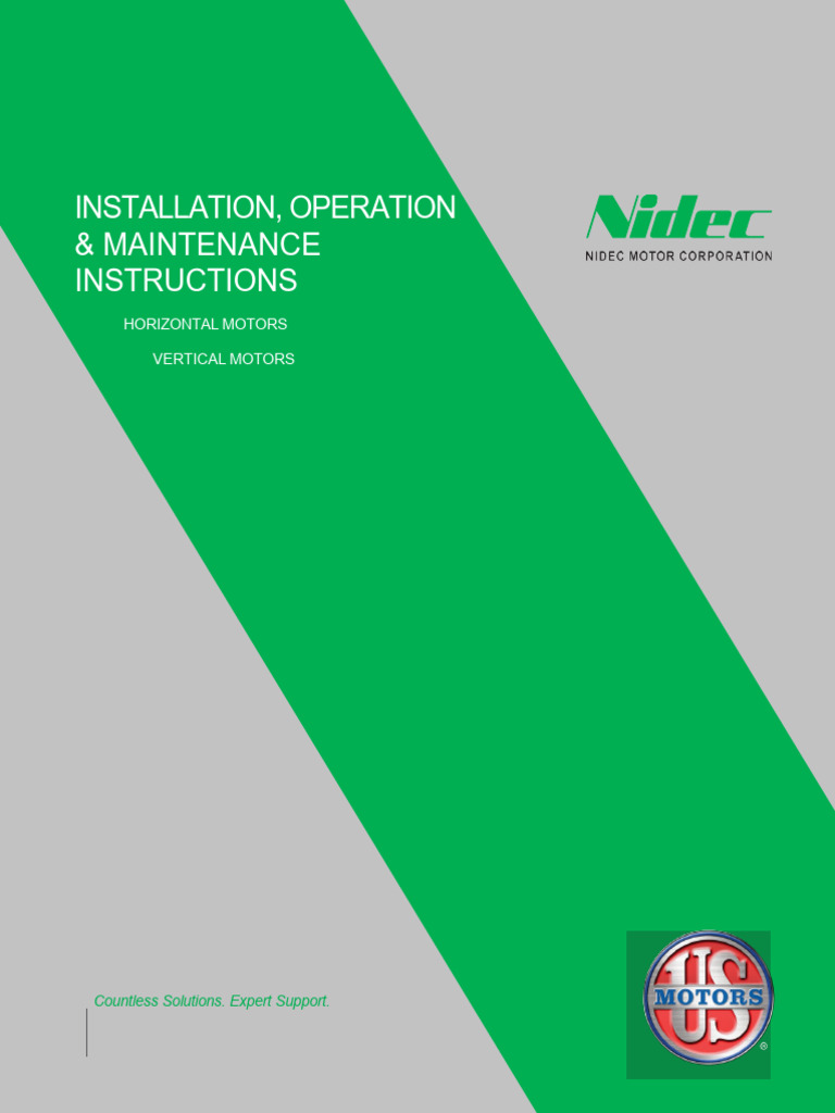 Motor Installation and Maintenance Guide | PDF | Bearing (Mechanical ...