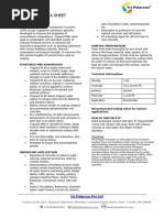 Versiline CUI: Product Characteristics | PDF | Abrasive | Coating