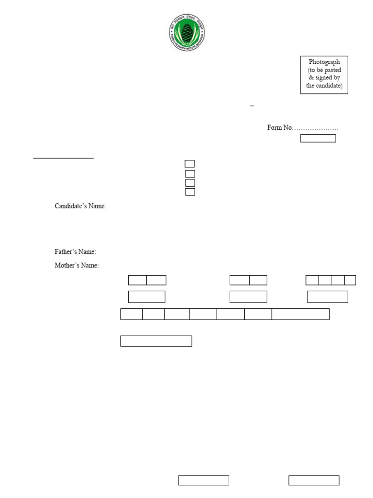 MSC Admission Form 2025 Guidelines | PDF