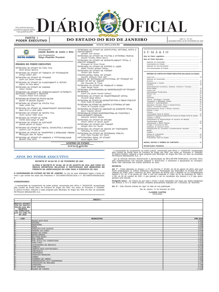 Doerj Exei 24 02 2025 | PDF | Estado