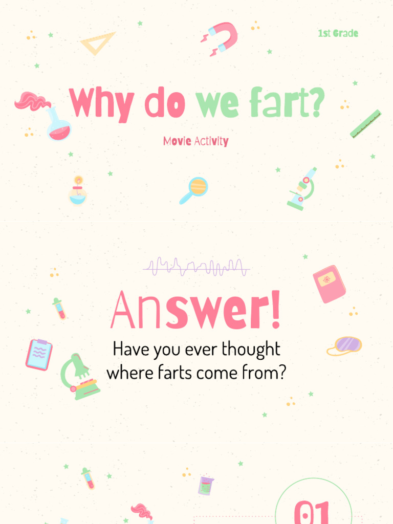 Why Do We Fart? 1st Grade Activity | PDF