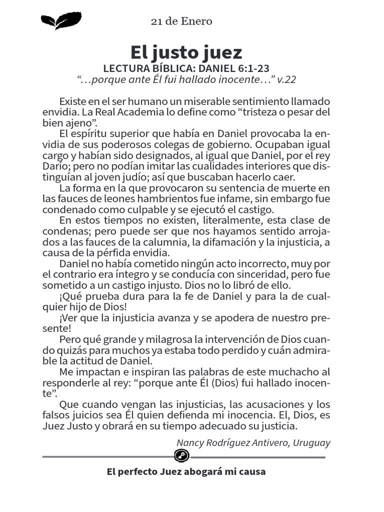 El Justo Juez | PDF