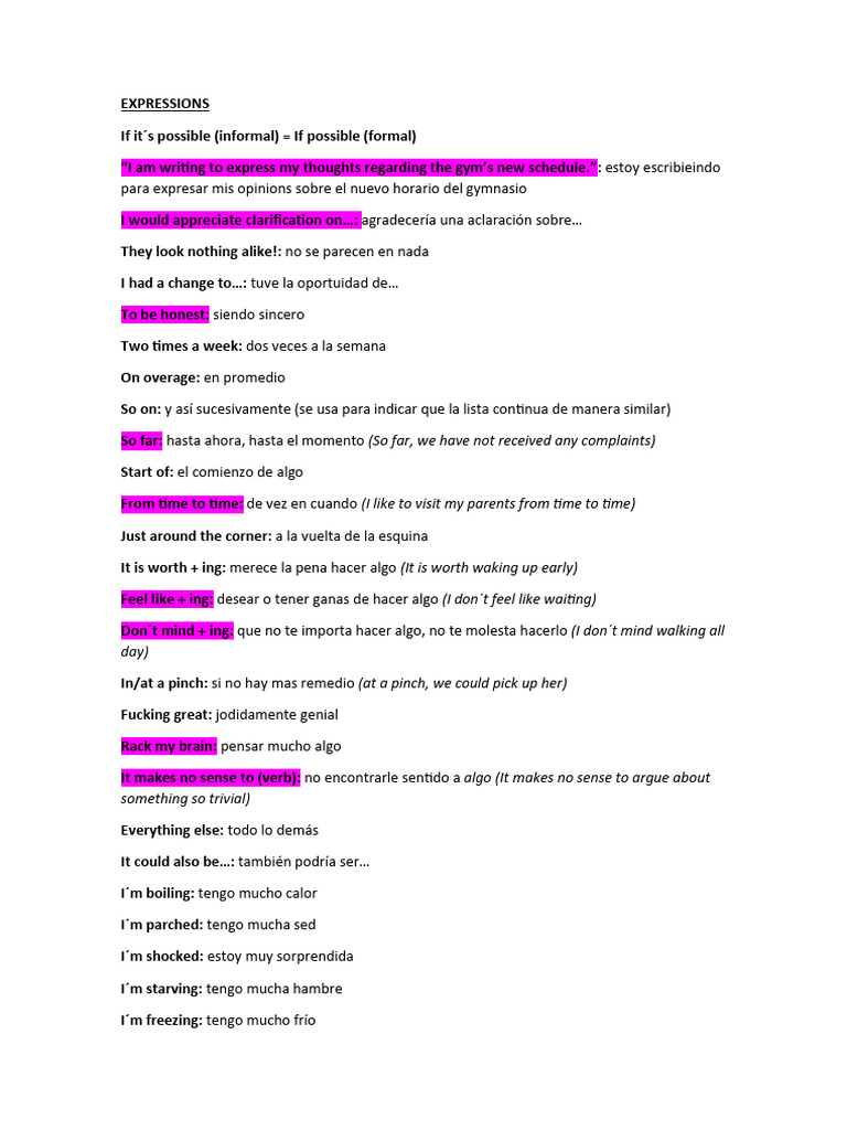 Inglés TODO | PDF | Unidades Semánticas | Sintaxis