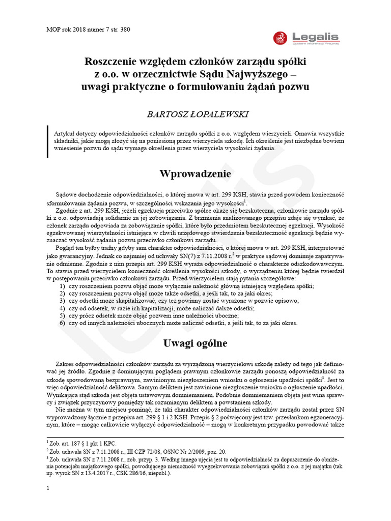 Bartosz Łopalewski MOP 2018 NR 7 | PDF