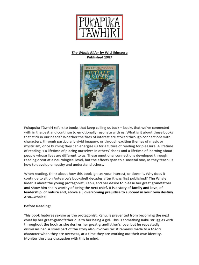 "The Whale Rider: Themes & Discussion" | PDF | Leadership