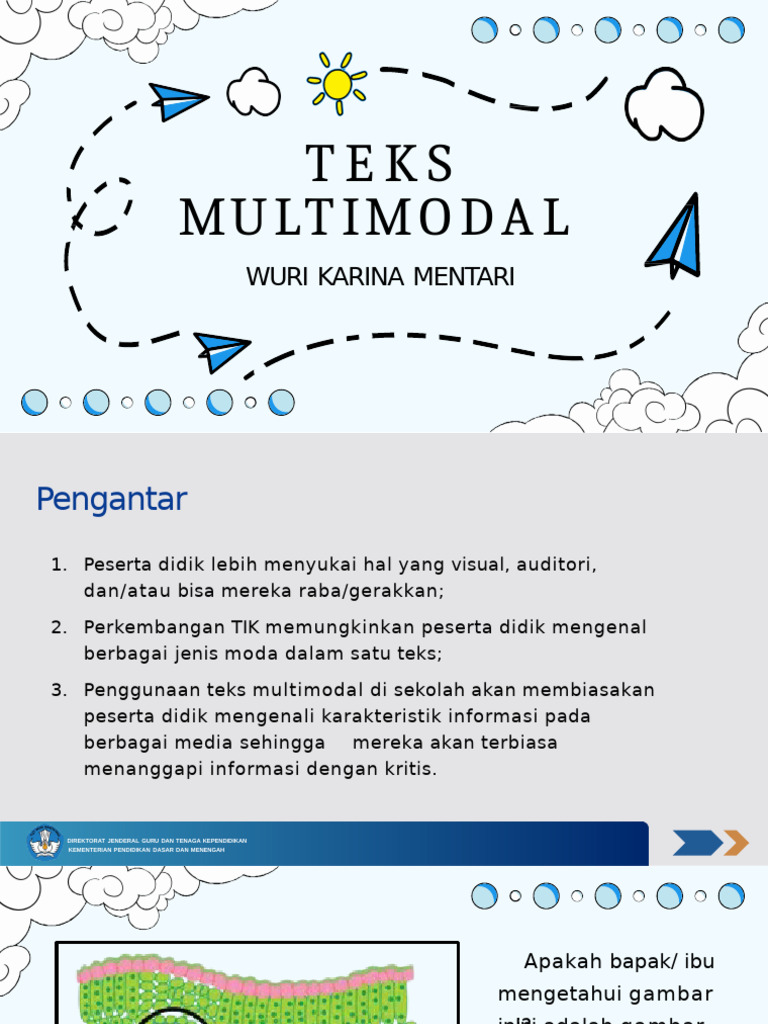 Pemahaman Teks Multimodal di Sekolah | PDF