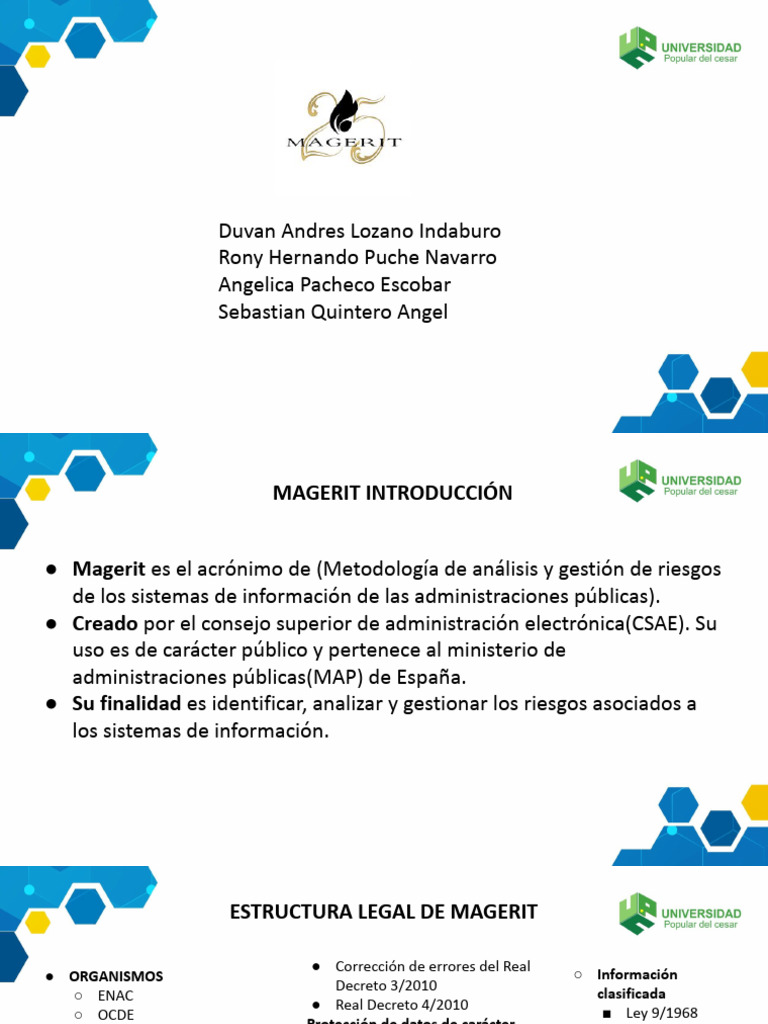 Diapositiva Magerit | PDF | La seguridad informática | Seguridad