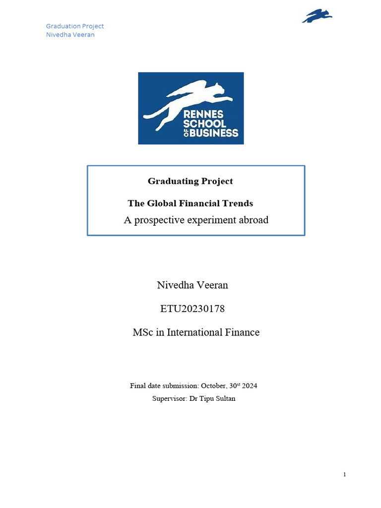 Global Financial Trends Analysis 2024 | PDF | Methodology | Survey ...
