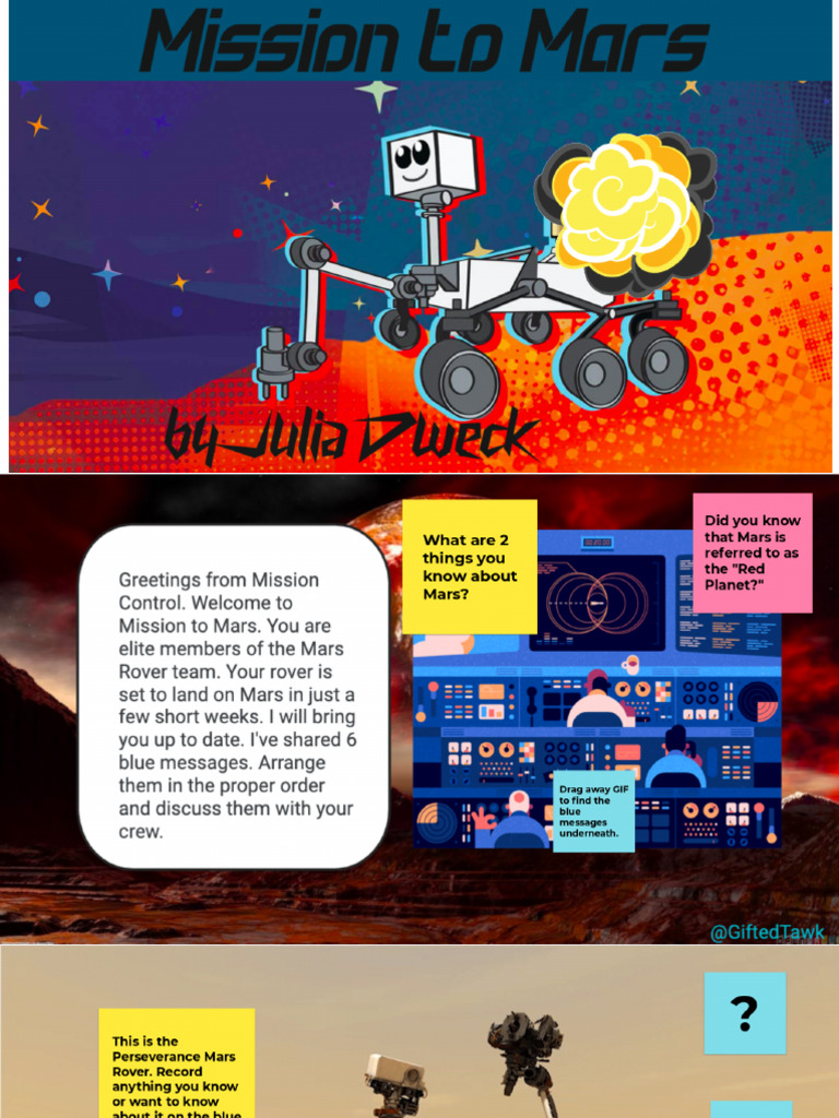 Mission To Mars (Design & Learn) | PDF