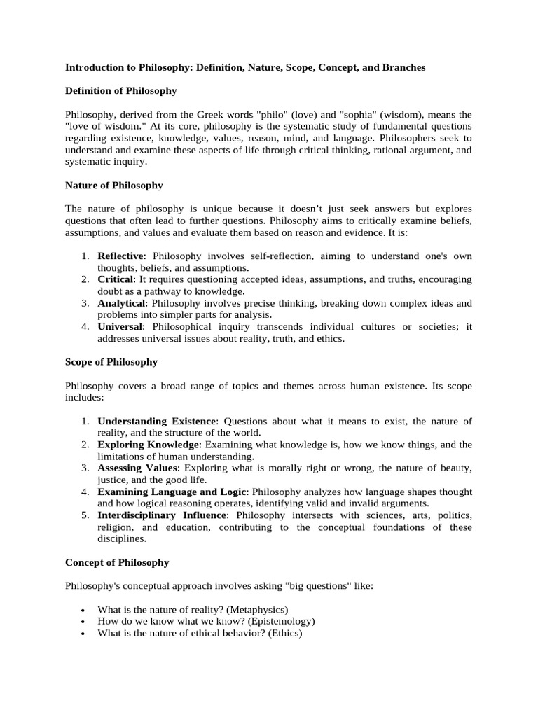 Introduction To Philosophy Pdf Experiment Observational Error