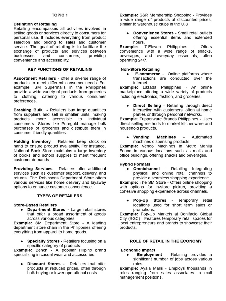 Understanding Retailing and Consumer Behavior | PDF | Retail | Brand