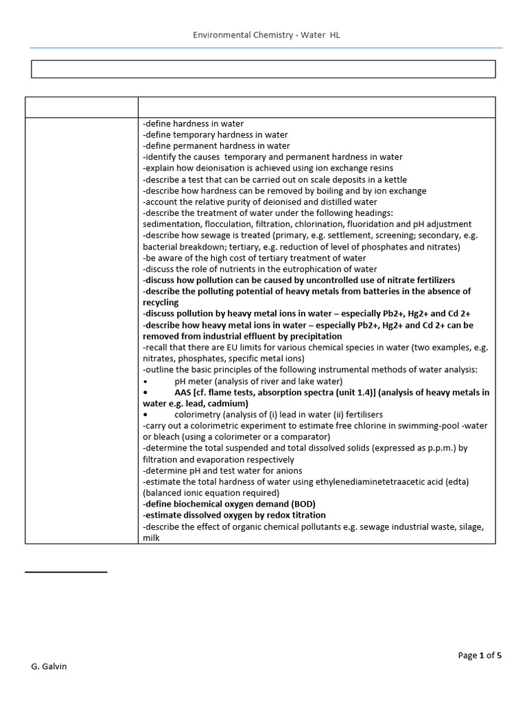 Understanding Water Hardness and Treatment | PDF | Water Purification ...
