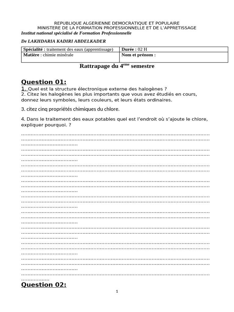 Rattrapage | PDF