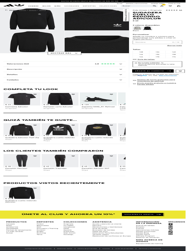 Adidas Online Shop Adidas - Es | PDF