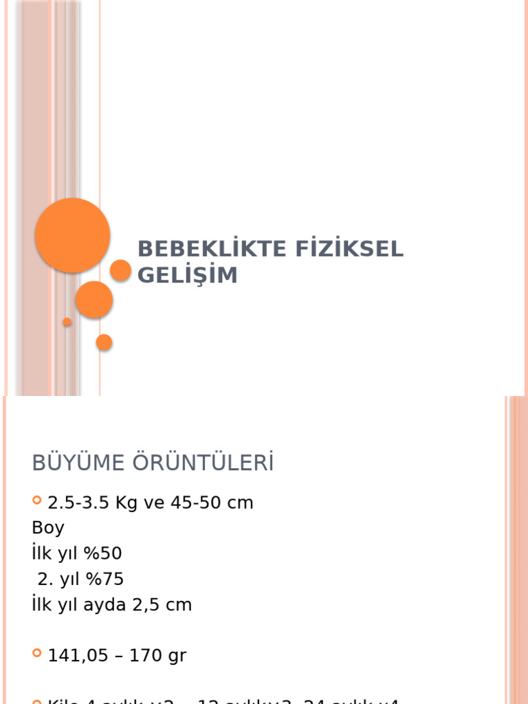 4 - Bebeklä°kte Fä°zä°ksel Gelä°å Ä°m | PDF