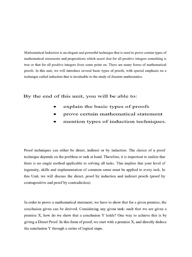 Discrete Structure Lecture 2 2023 | PDF | Mathematical Proof | Mathematics