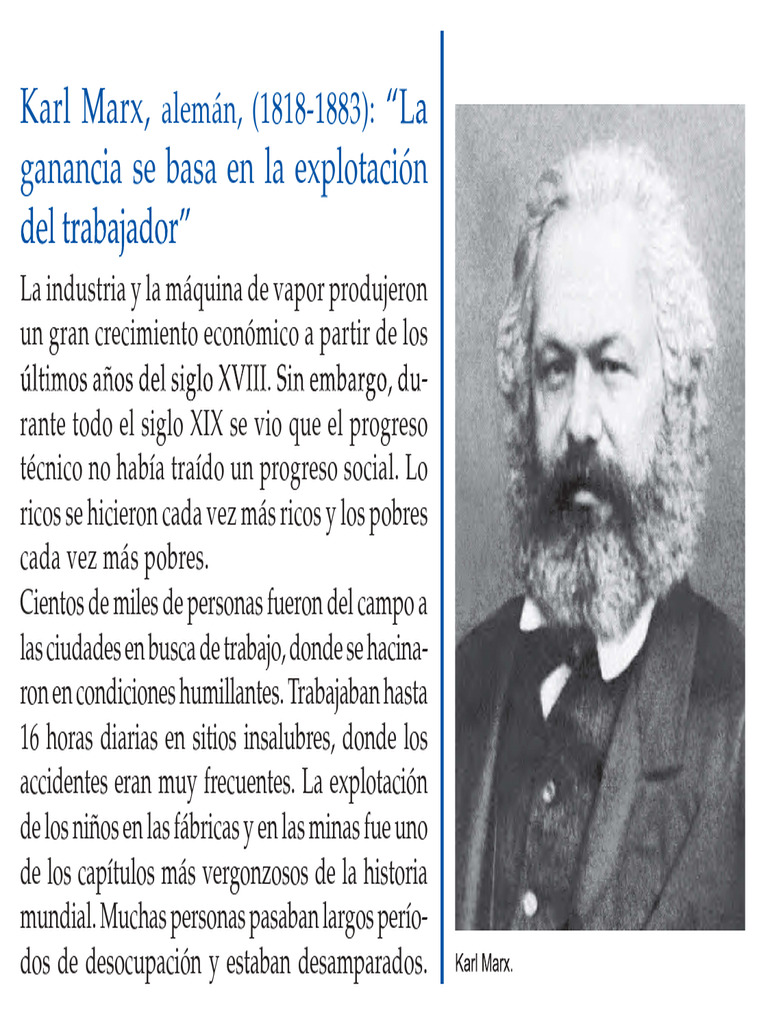 Marx y la Explotación Capitalista | PDF | Karl Marx | Capitalismo