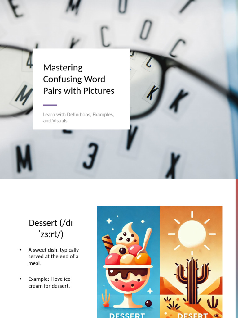 Confusing Word Pairs Presentation Complete | PDF
