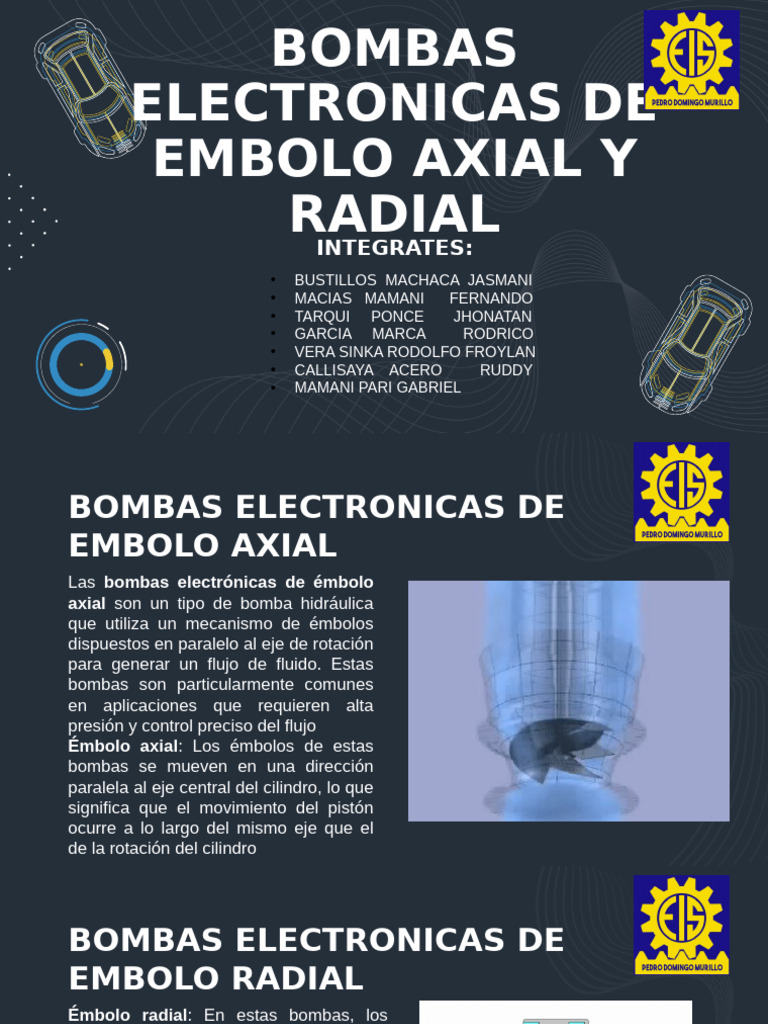 Bombas Electrónicas de Émbolo Axial y Radial | PDF | Inyección de ...