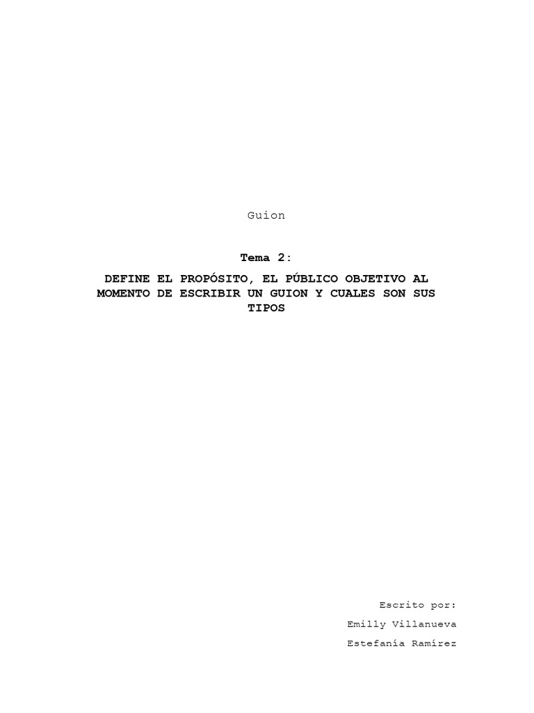 Guion tema 2.docx | PDF