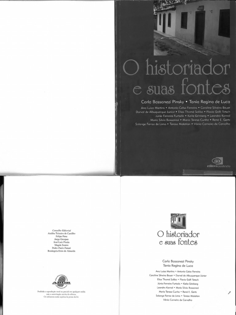 O Historiador e Suas Fontes | PDF