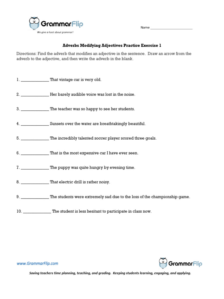 5e1732eb10a1f51d38f7a093 - Adverbs Modifying Adjectives GrammarFlip ...