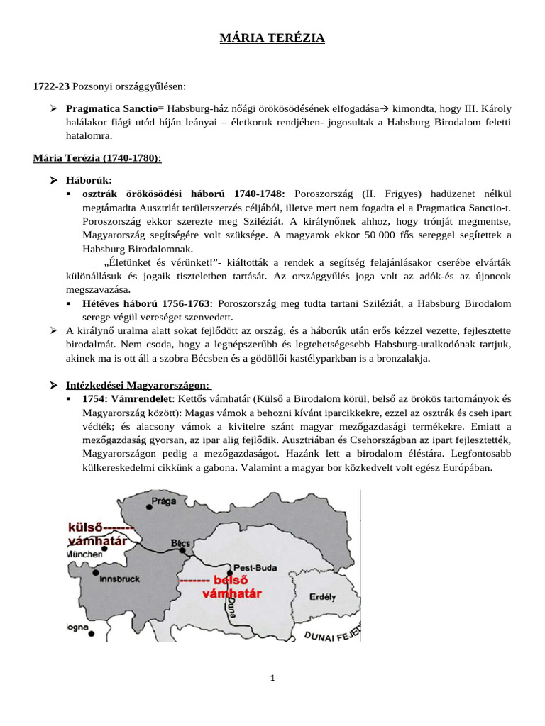 25. Mária Terézia | PDF